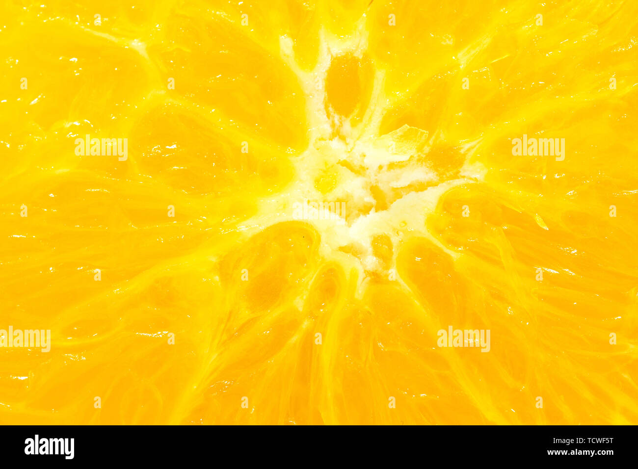 Orange pulp close-up microscopic Stock Photo - Alamy