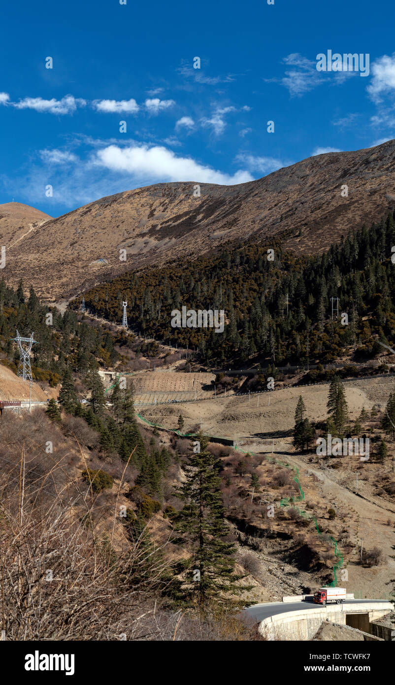 Highway panshan road scenery hi-res stock photography and images - Alamy