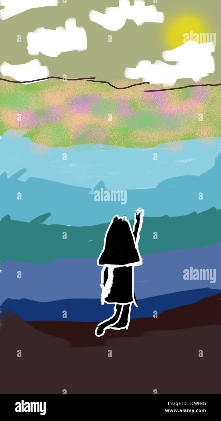 Draw the picture Stock Photo - Alamy