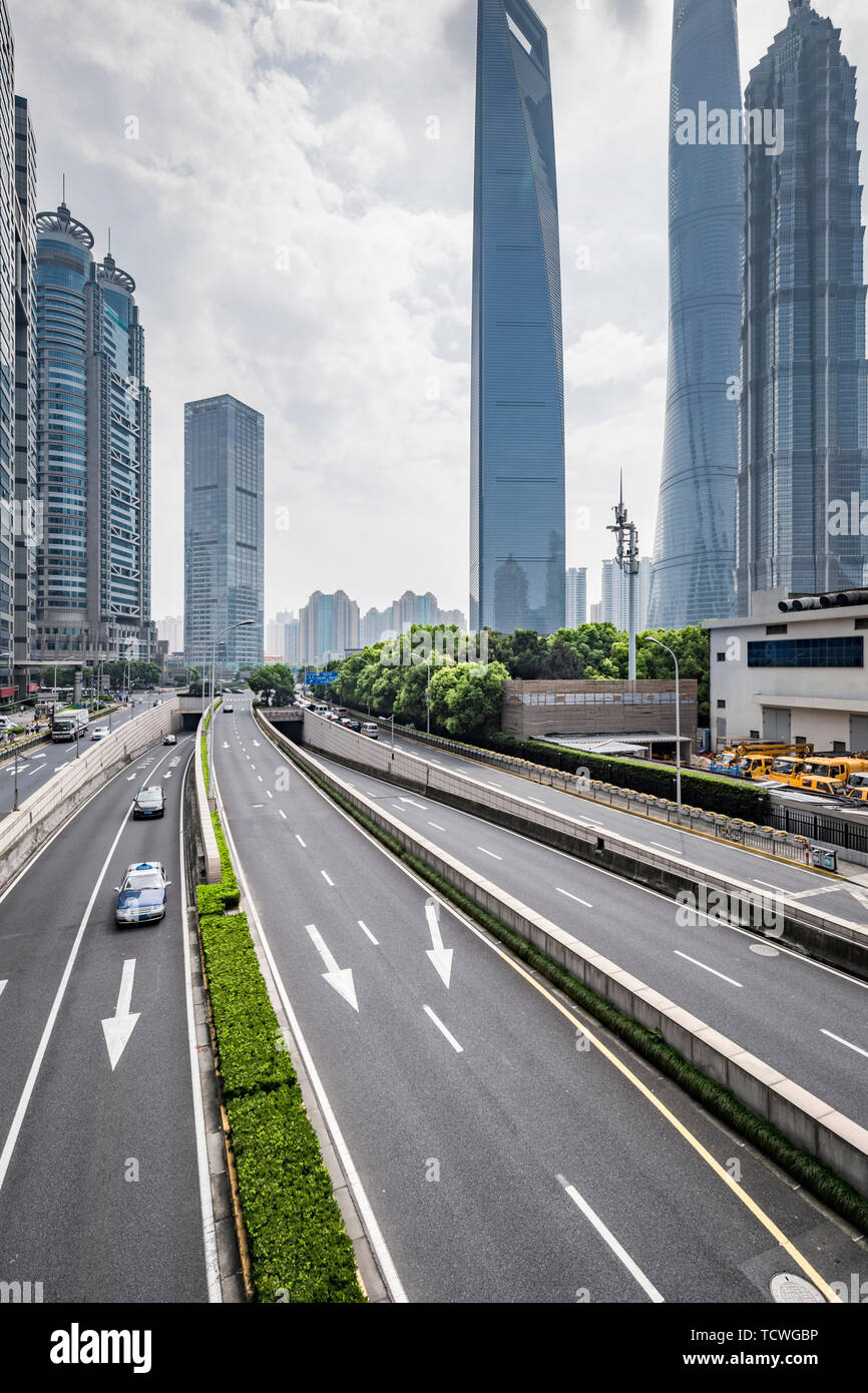 Shanghai Bund Lujiazui urban scenery summer high-definition picture ...