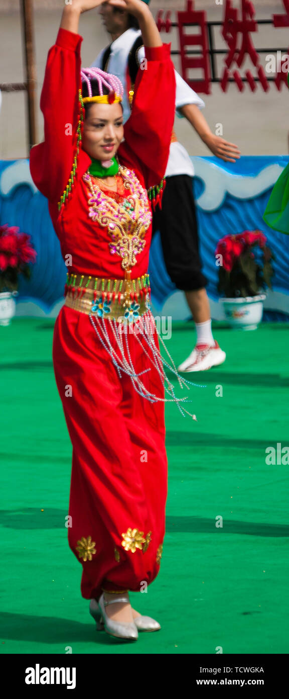 Salar song and dance Stock Photo - Alamy