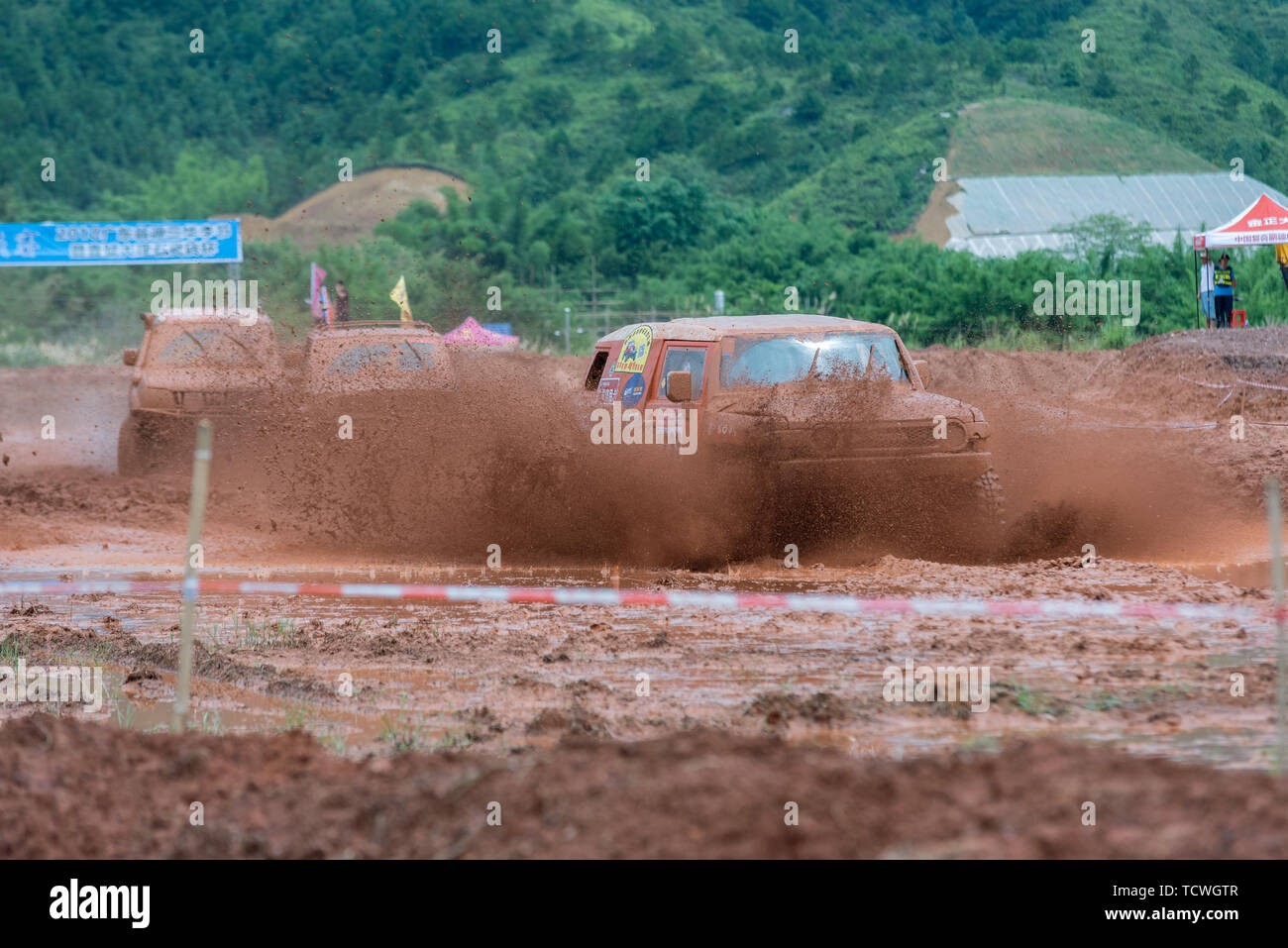 Land Cruiser Outdoor Car Cross Country Competition Stock Photo - Alamy