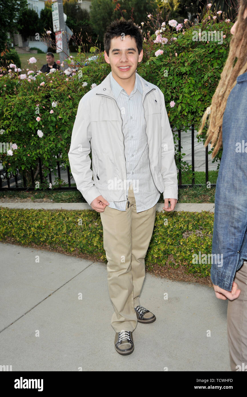 LOS ANGELES, CA. April 24, 2008: American Idol finalist David Archuleta ...