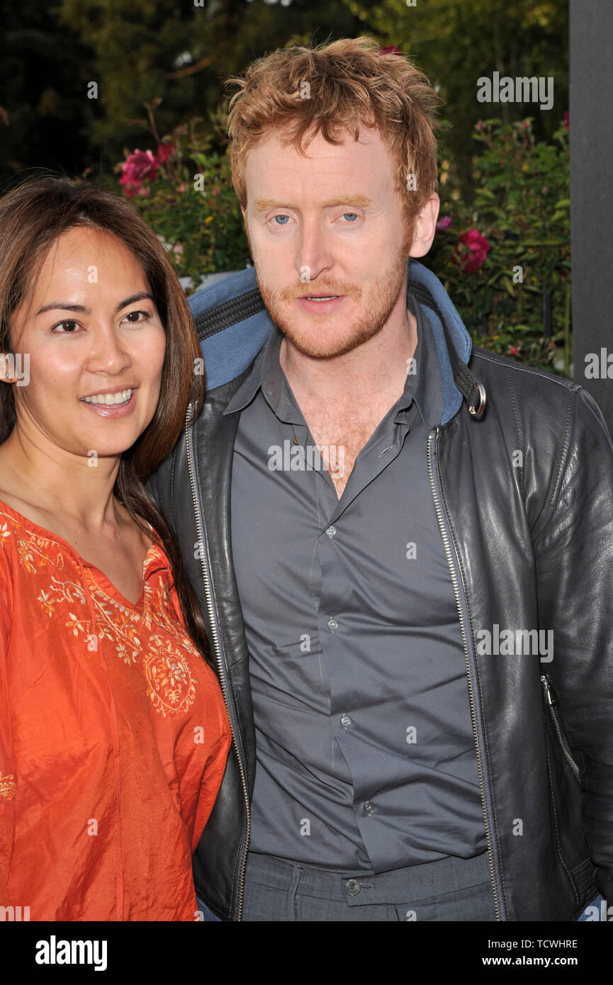 LOS ANGELES, CA. April 24, 2008: Tony Curran & date at the champagne ...
