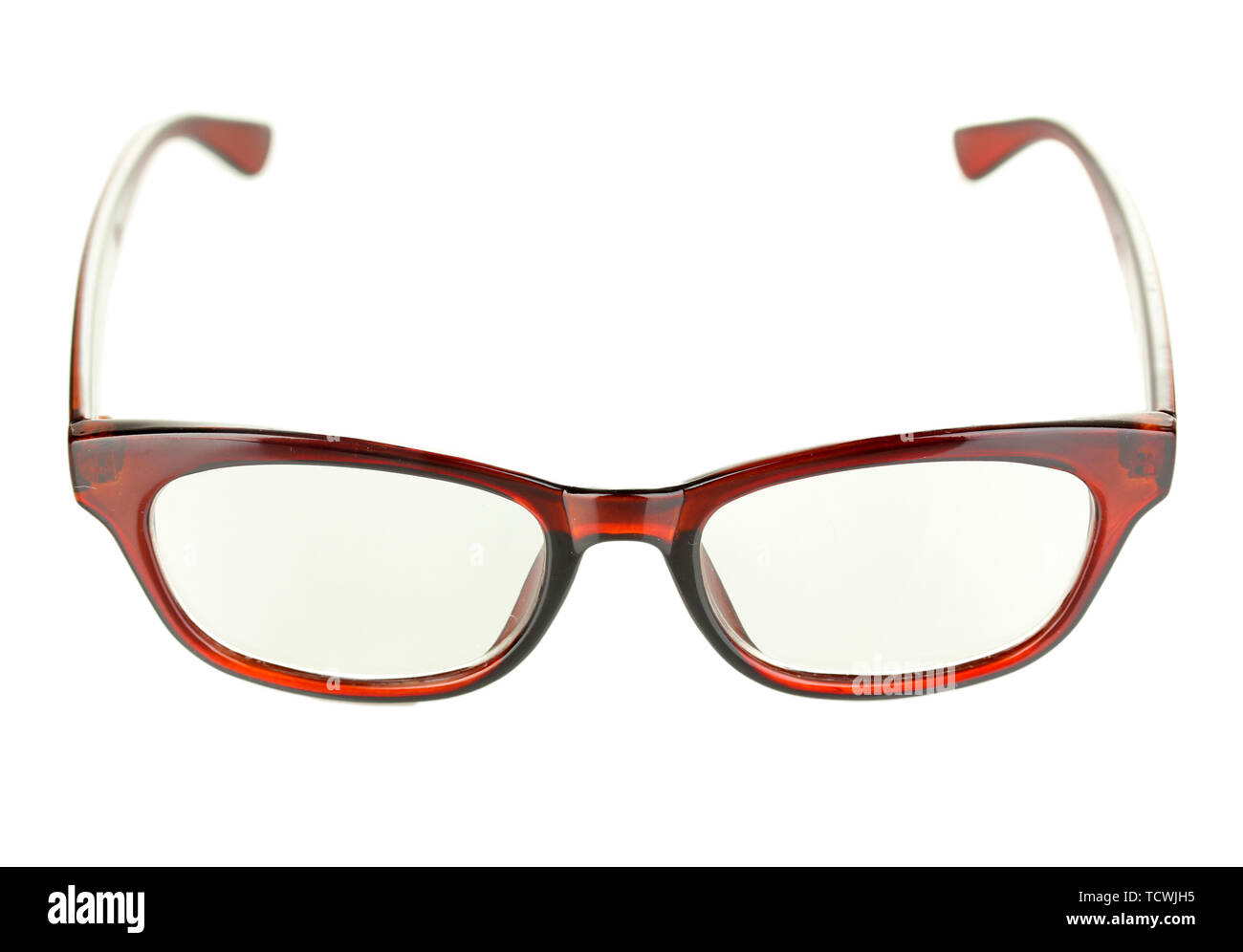 Beautiful glasses isolated on white Stock Photo - Alamy