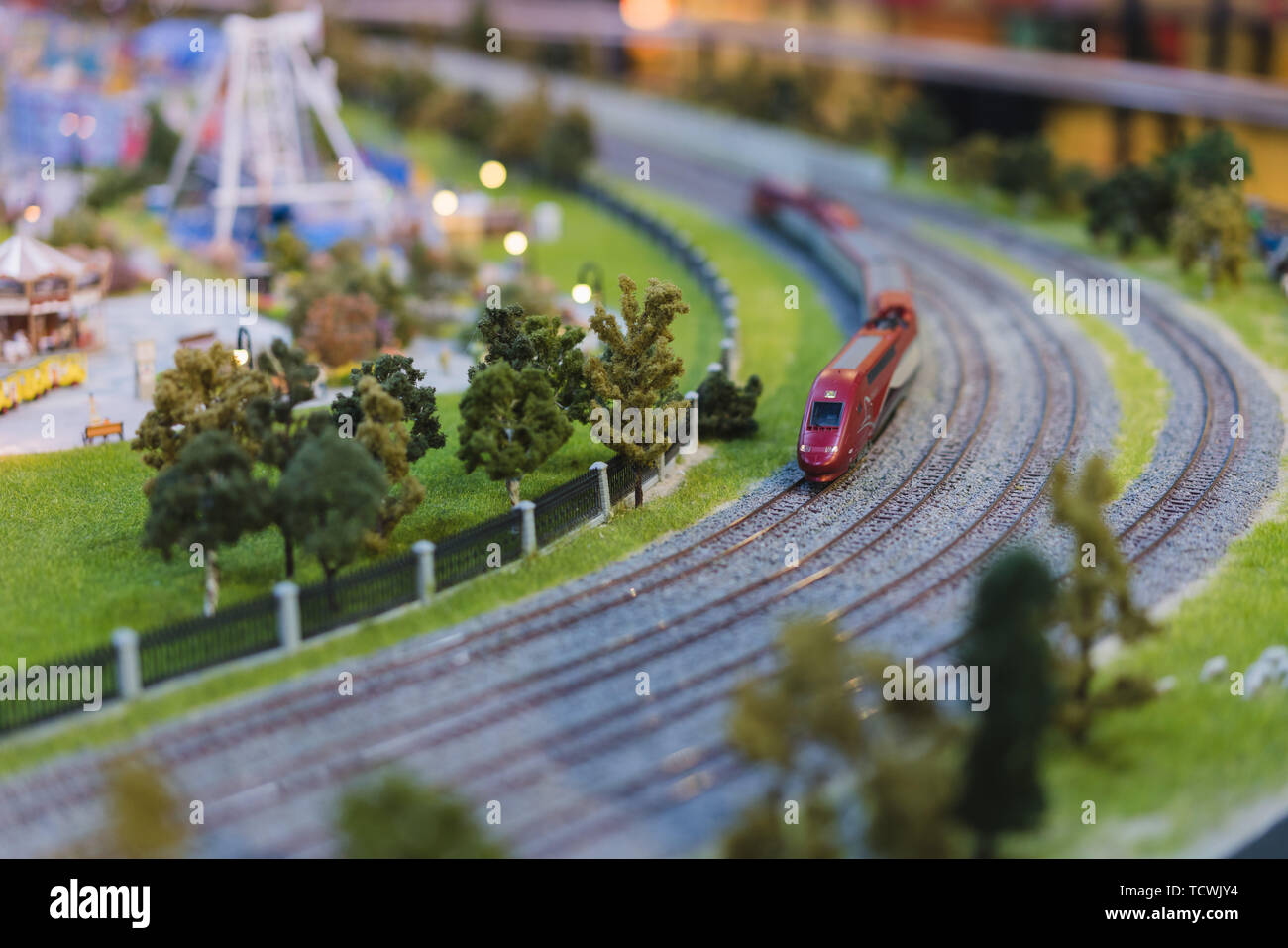 Shanghai's big dream microcity, the railway model theme sand table of ...