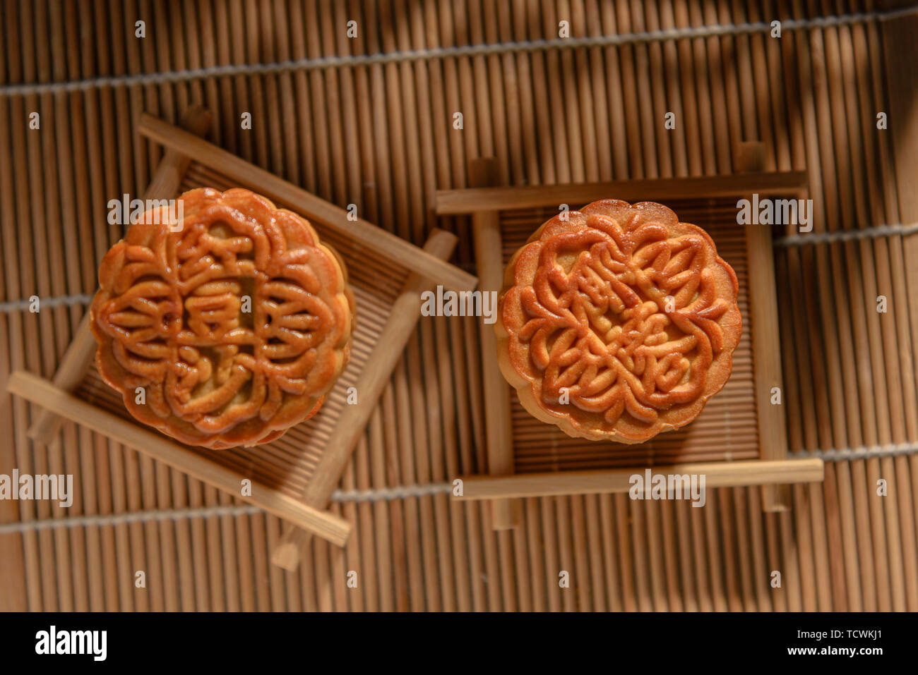 Mid-Autumn Festival moon cakes Stock Photo - Alamy