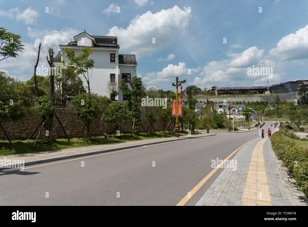 Fuquan Old Town Stock Photo - Alamy