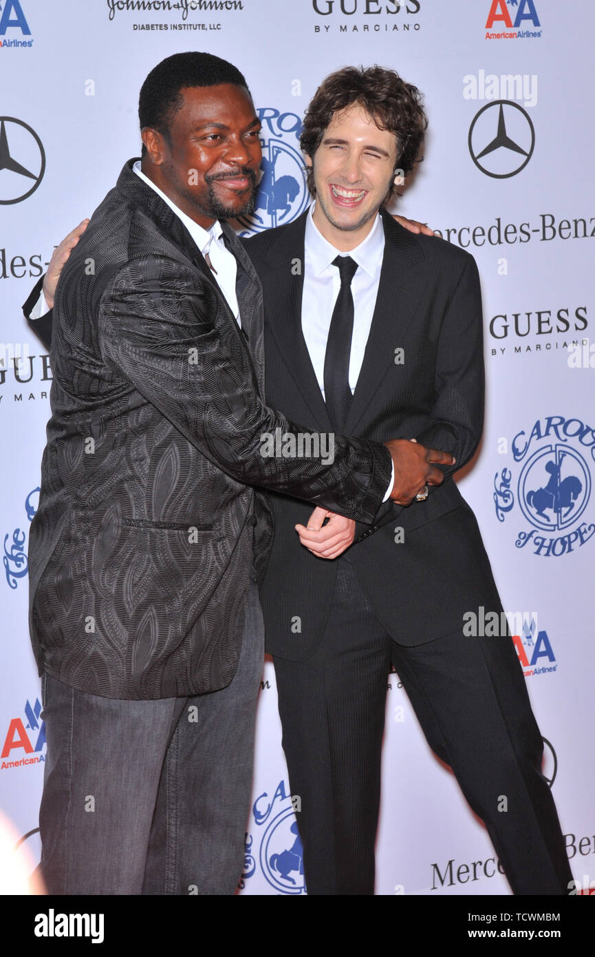 LOS ANGELES, CA. October 25, 2008: Chris Tucker & Josh Groban at the ...