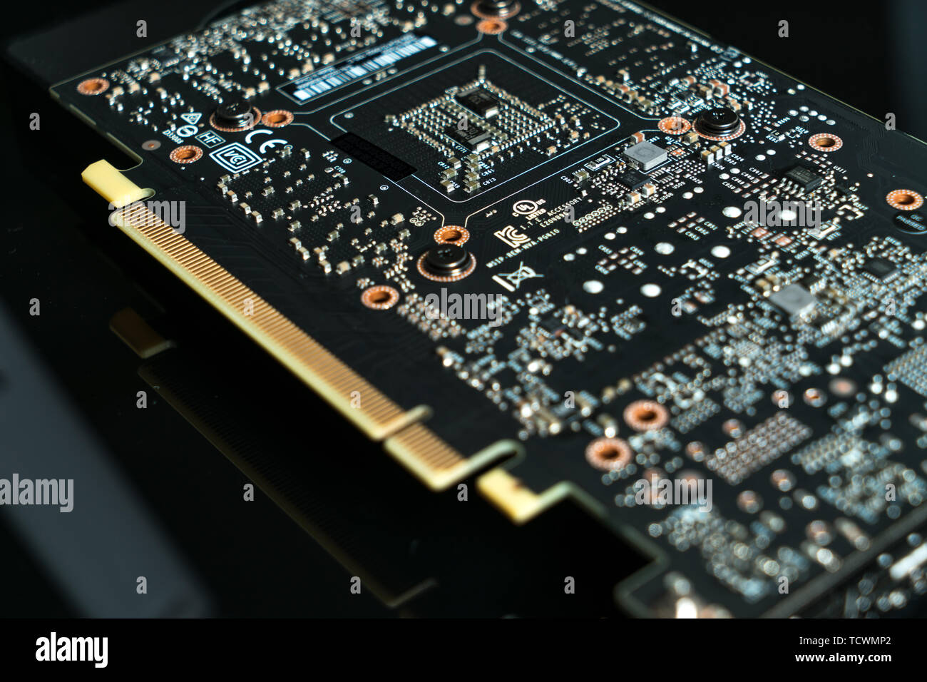 Circuit board and chip Stock Photo - Alamy