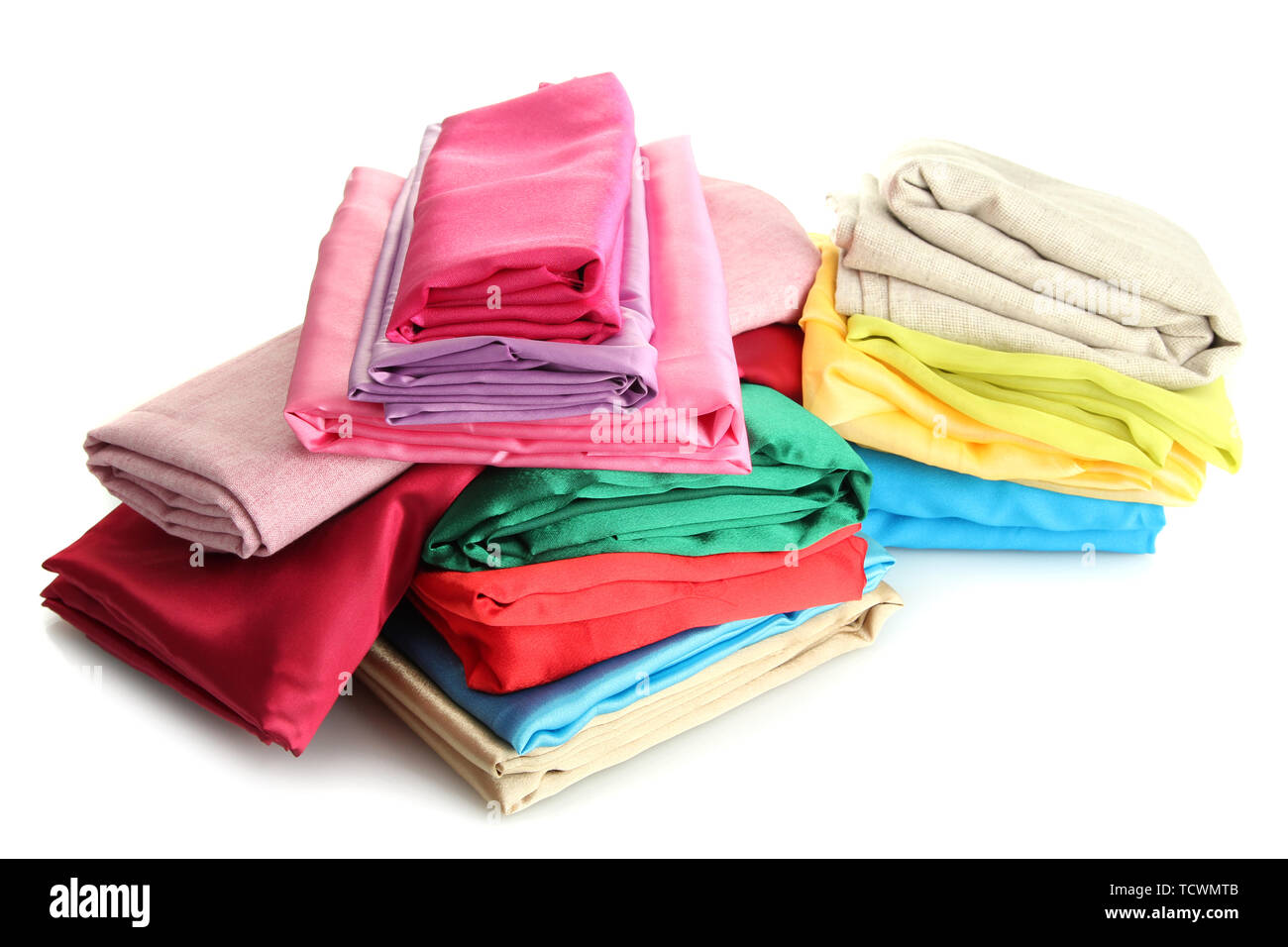 Multicolor fabrics Cut Out Stock Images & Pictures - Alamy