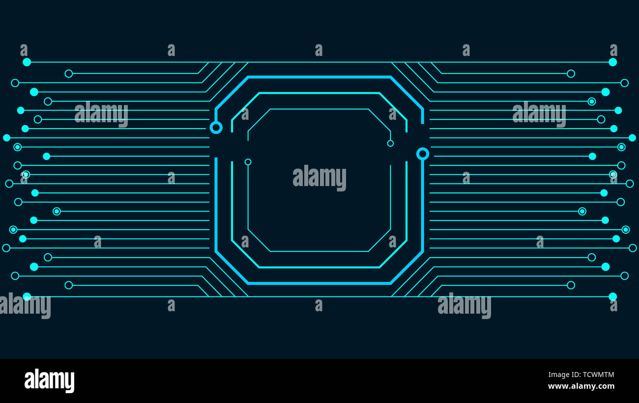 Circuit board chip abstract background Stock Photo - Alamy