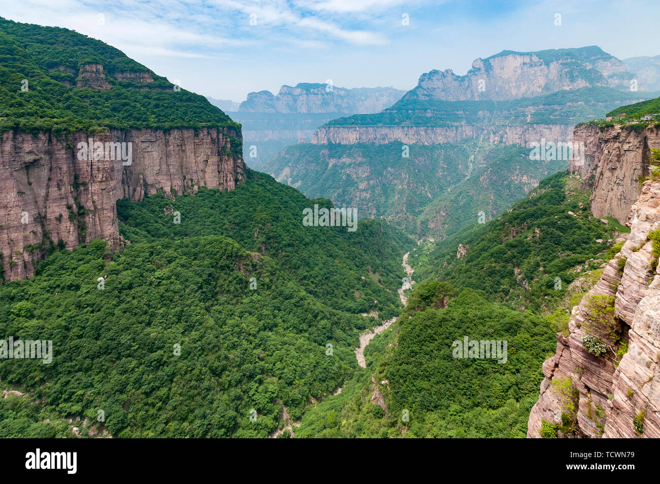 Huilong Tianjie Mountain, Baoquan Scenic Area, Xinxiang, Henan Province ...