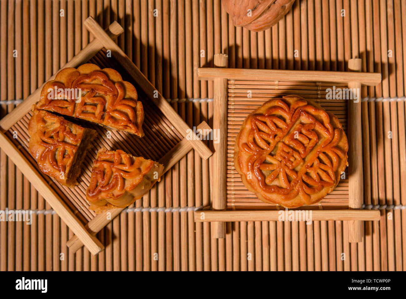 Mid-Autumn Festival moon cakes Stock Photo - Alamy