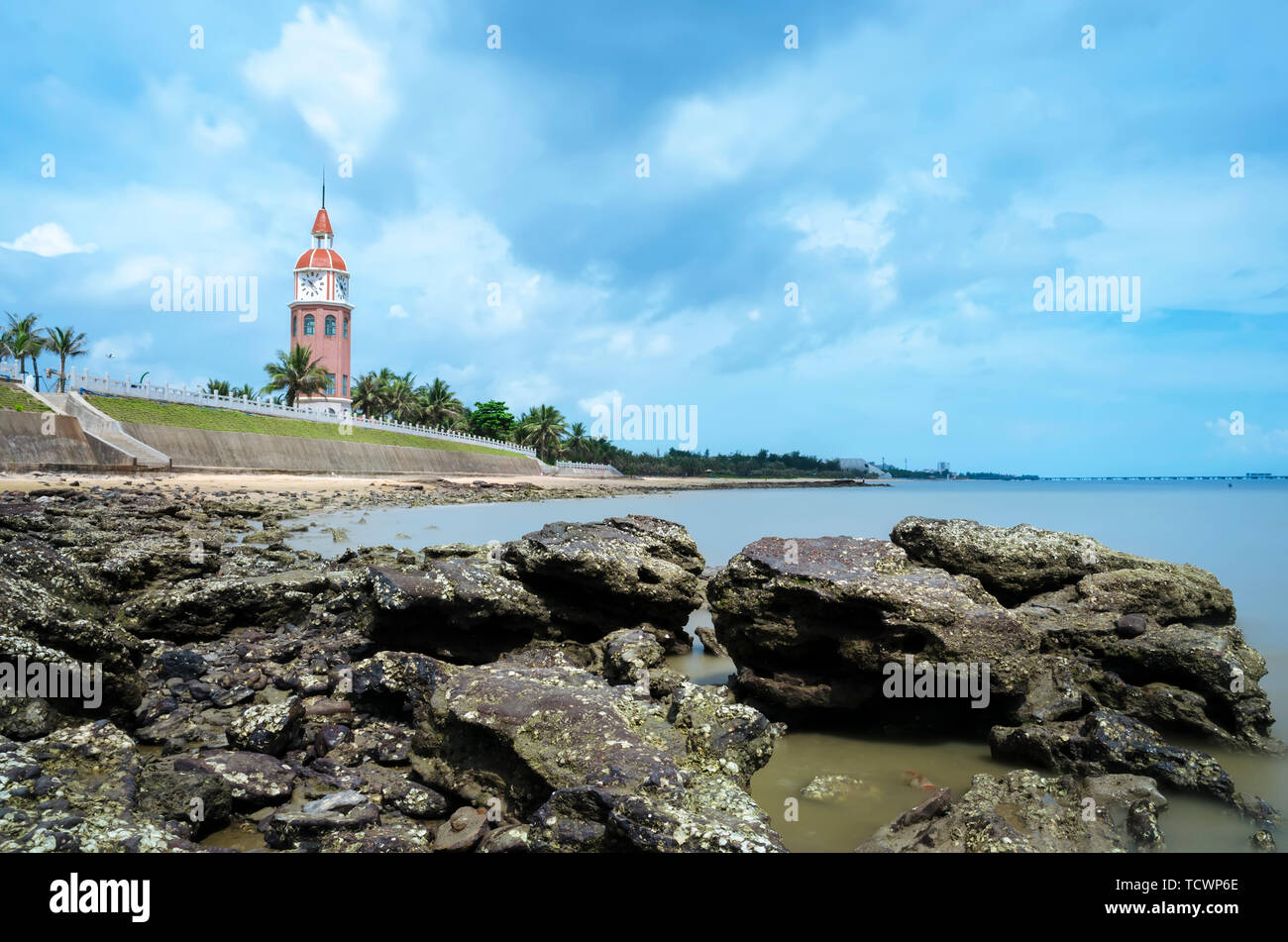The city of haikou clock tower hi-res stock photography and images - Alamy