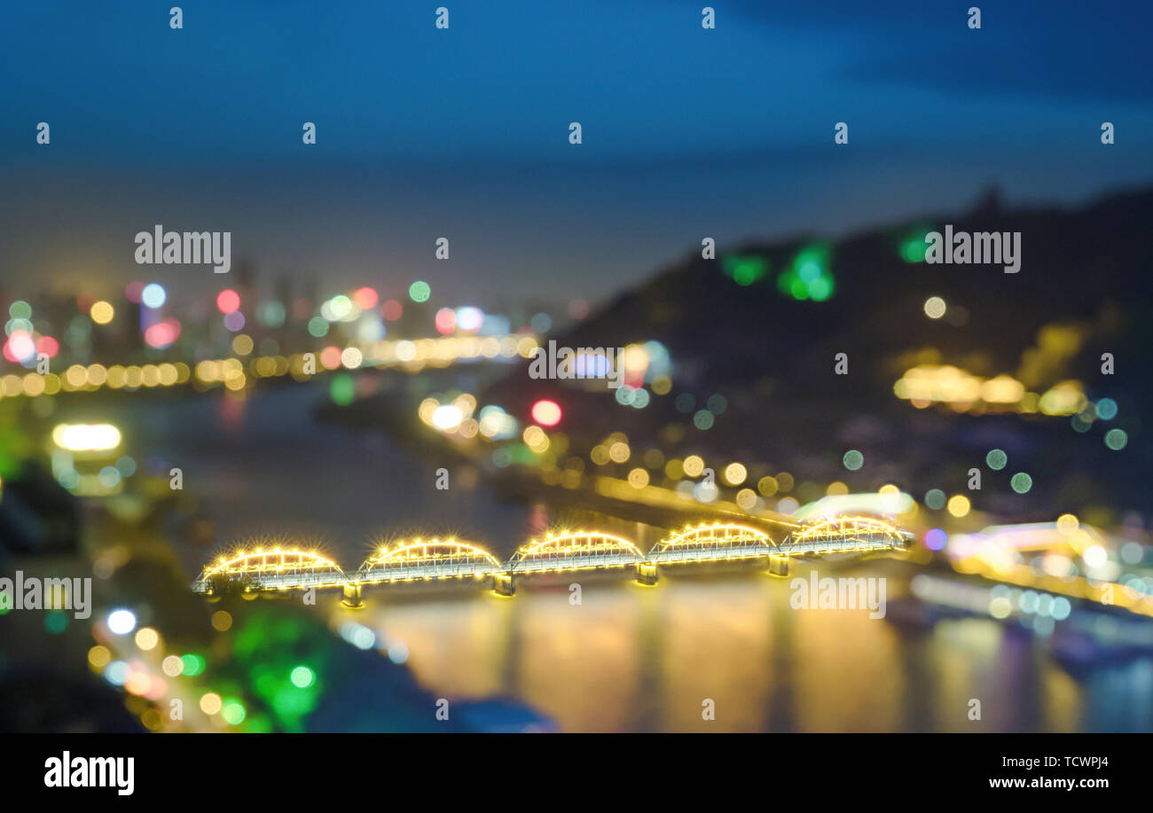 City, natural scenery Stock Photo - Alamy