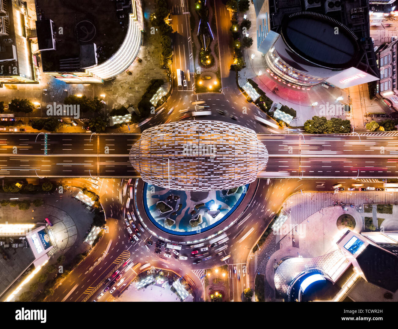 The glorious night scene of the magical capital Stock Photo - Alamy