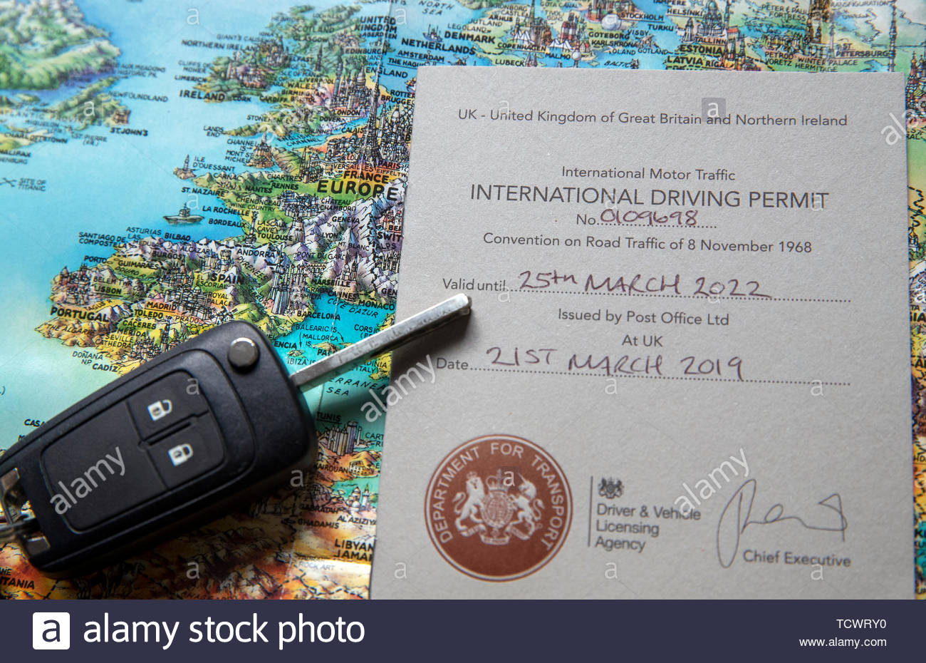 International Driving Permit Stock Photos & International Driving ...