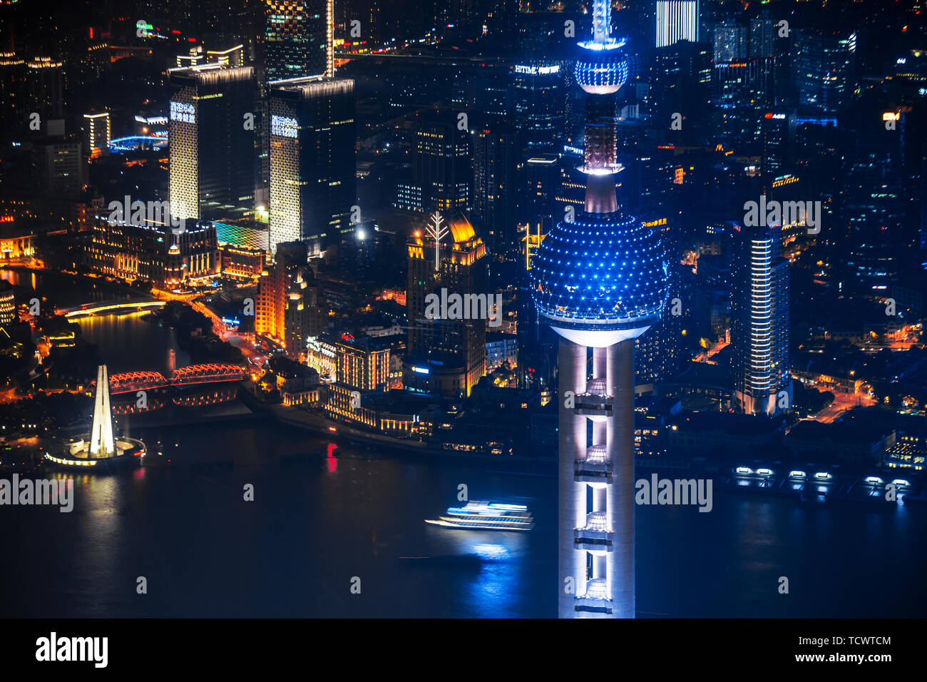 Lujiazui birds eye view hi-res stock photography and images - Alamy