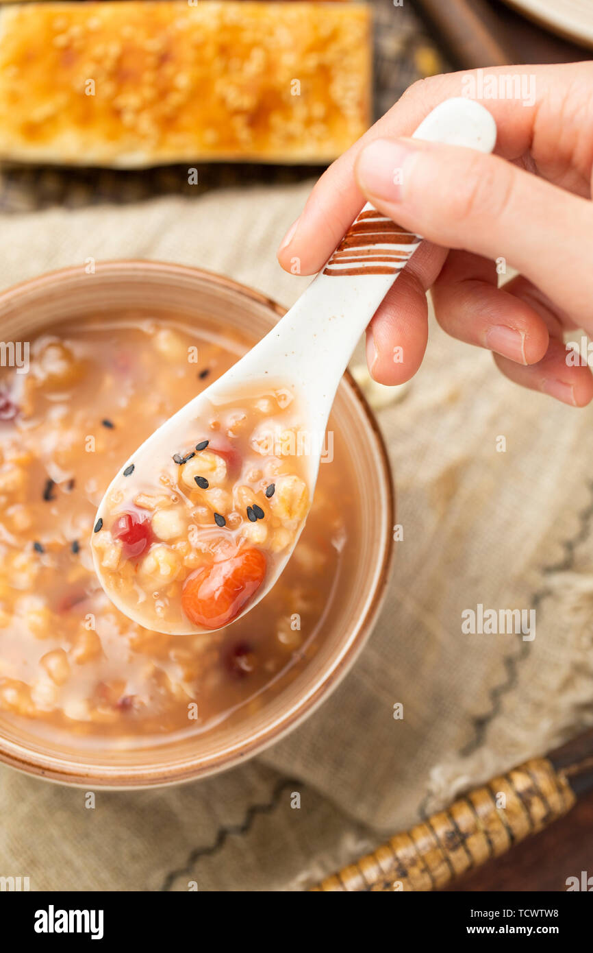 Coarse grain porridge hi-res stock photography and images - Alamy