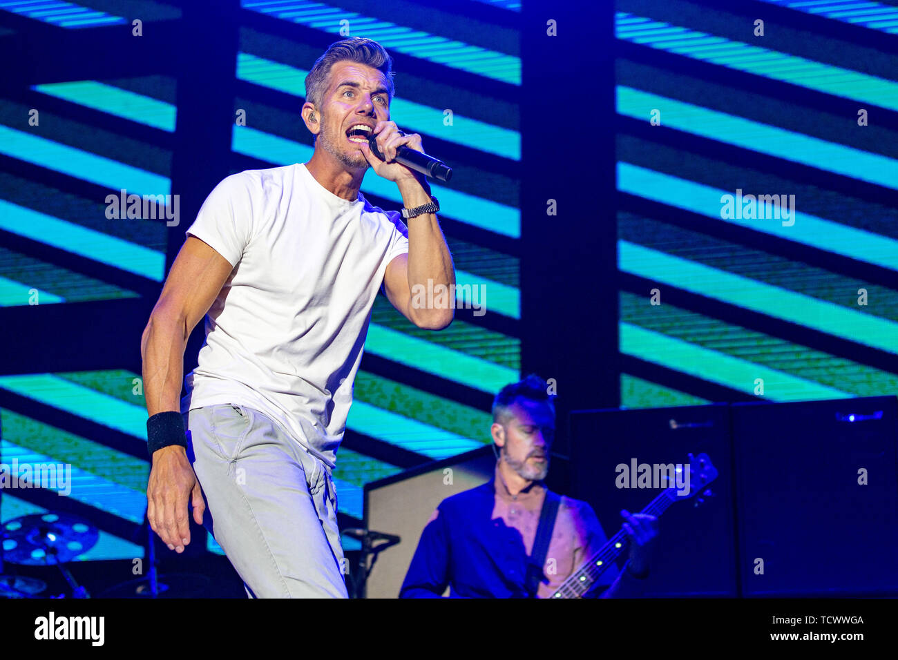 June 8, 2019 - Dana Point, California, U.S - NICK HEXUM of 311 during ...