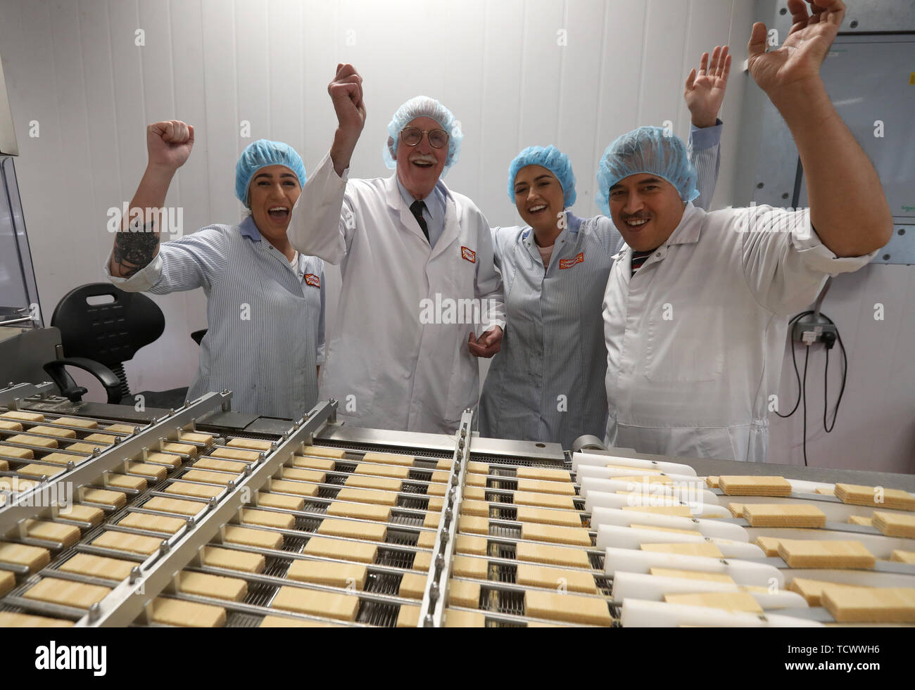 The man who invented the Tunnock's Teacake Boyd Tunnock with his ...