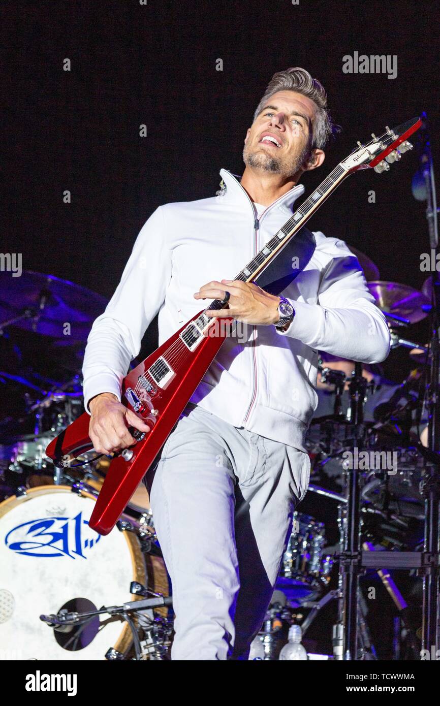 June 8, 2019 - Dana Point, California, U.S - NICK HEXUM of 311 during ...