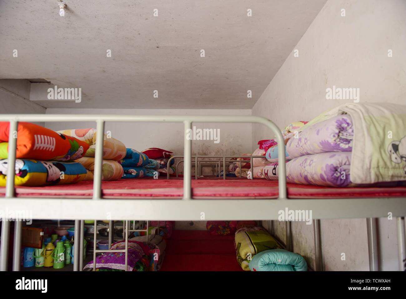 Rural primary school dormitory Stock Photo - Alamy