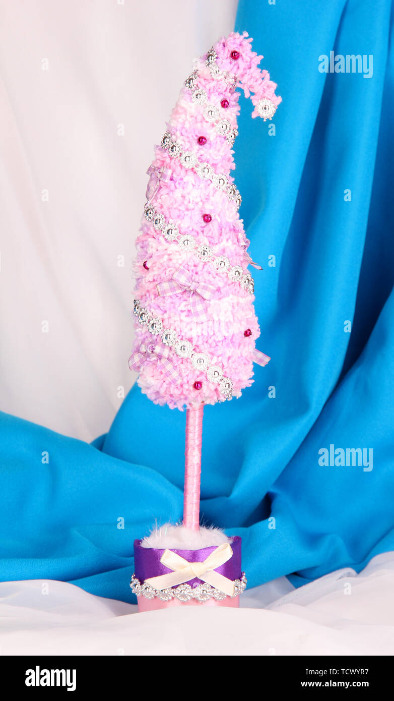Christmas tree with curved tip Stock Photo - Alamy