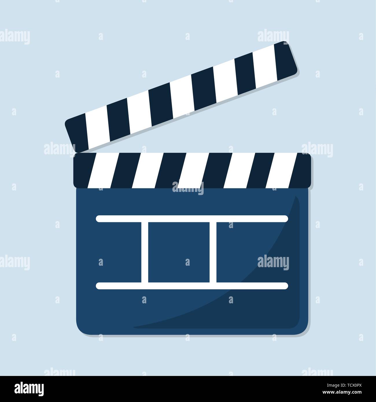 Film clapper Stock Vector Images - Alamy
