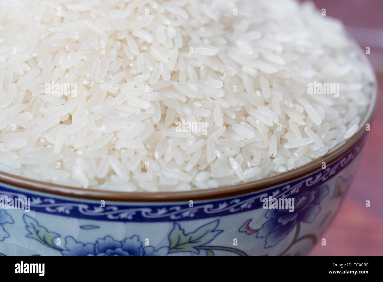 Rice in porcelain bowls Stock Photo - Alamy