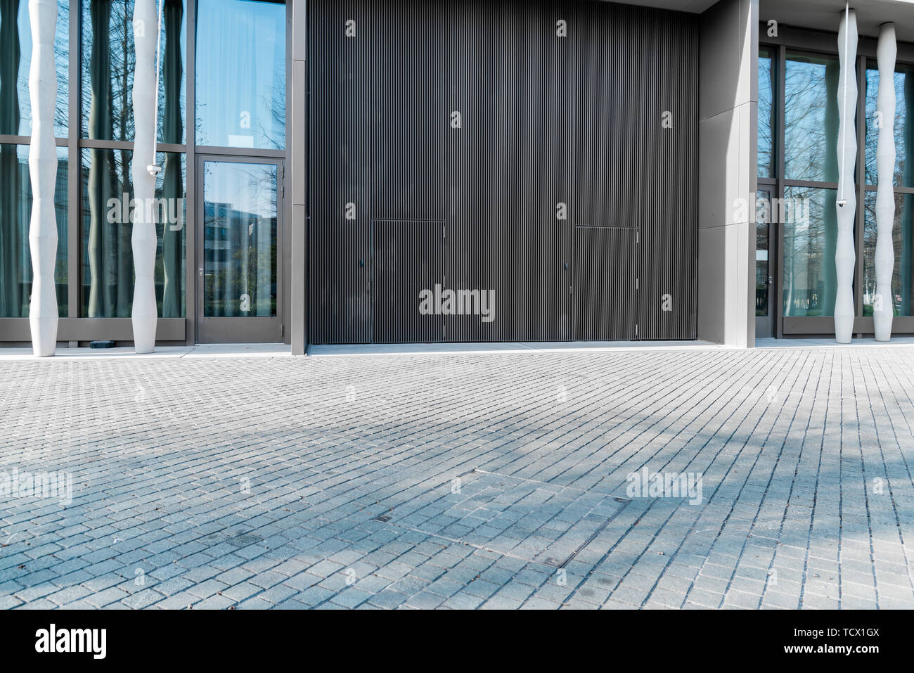 Building open space Stock Photo - Alamy