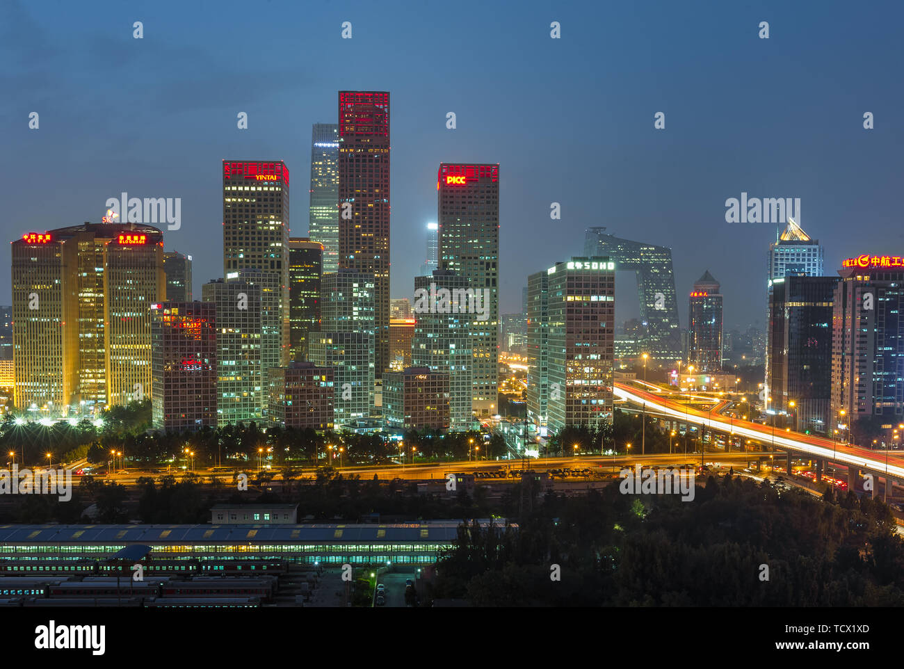 Beijing skylines hi-res stock photography and images - Alamy
