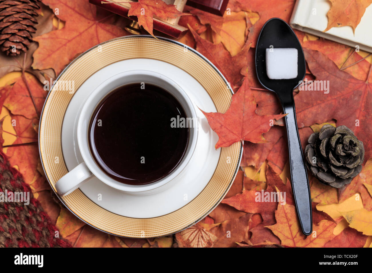 Sweet, delicious hot coffee Stock Photo - Alamy