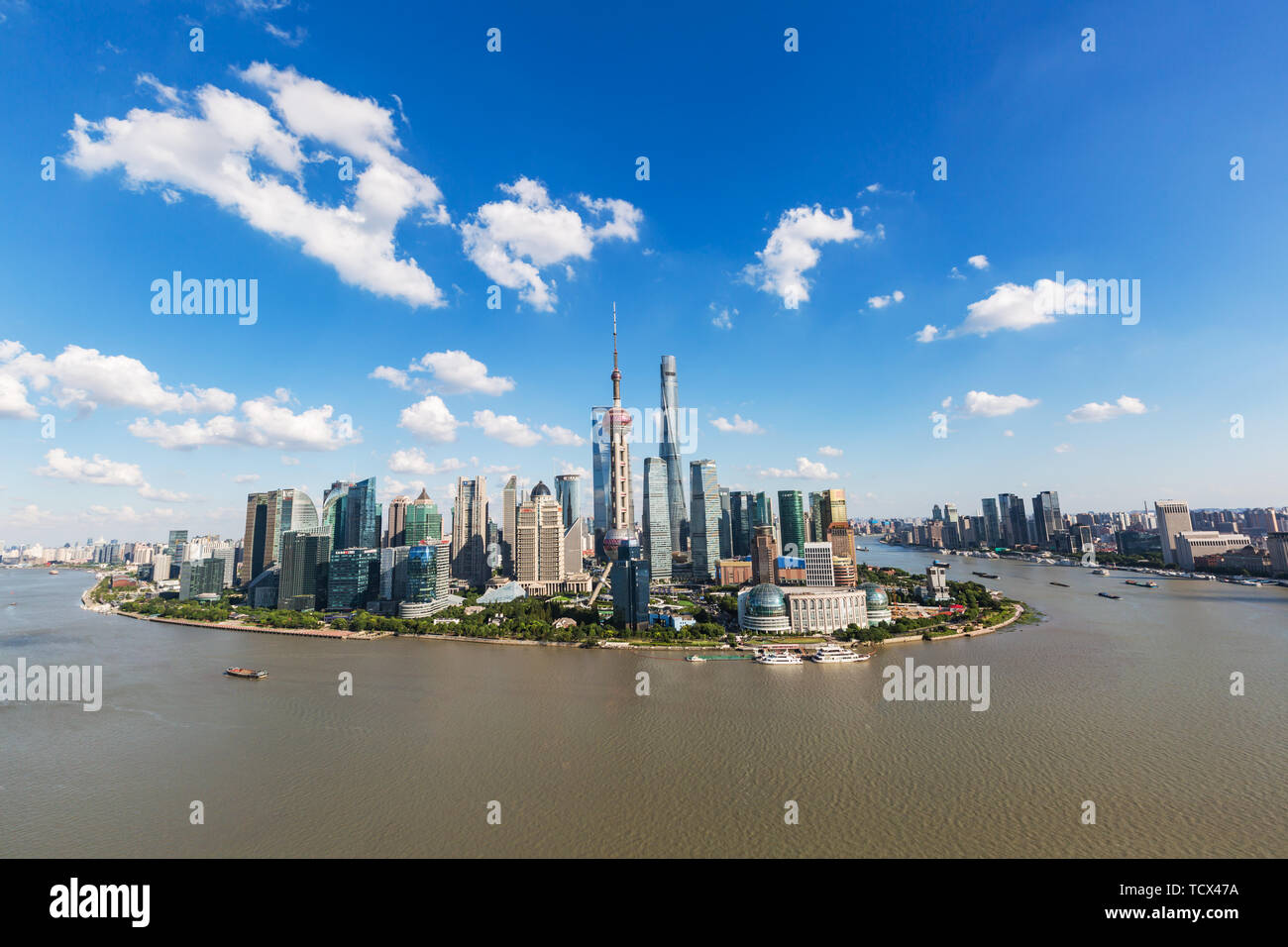 Shanghai lujiazui scenery Stock Photo - Alamy