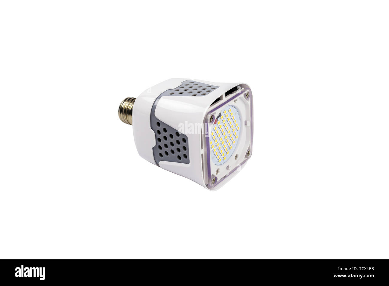 Led light on white background Stock Photo - Alamy