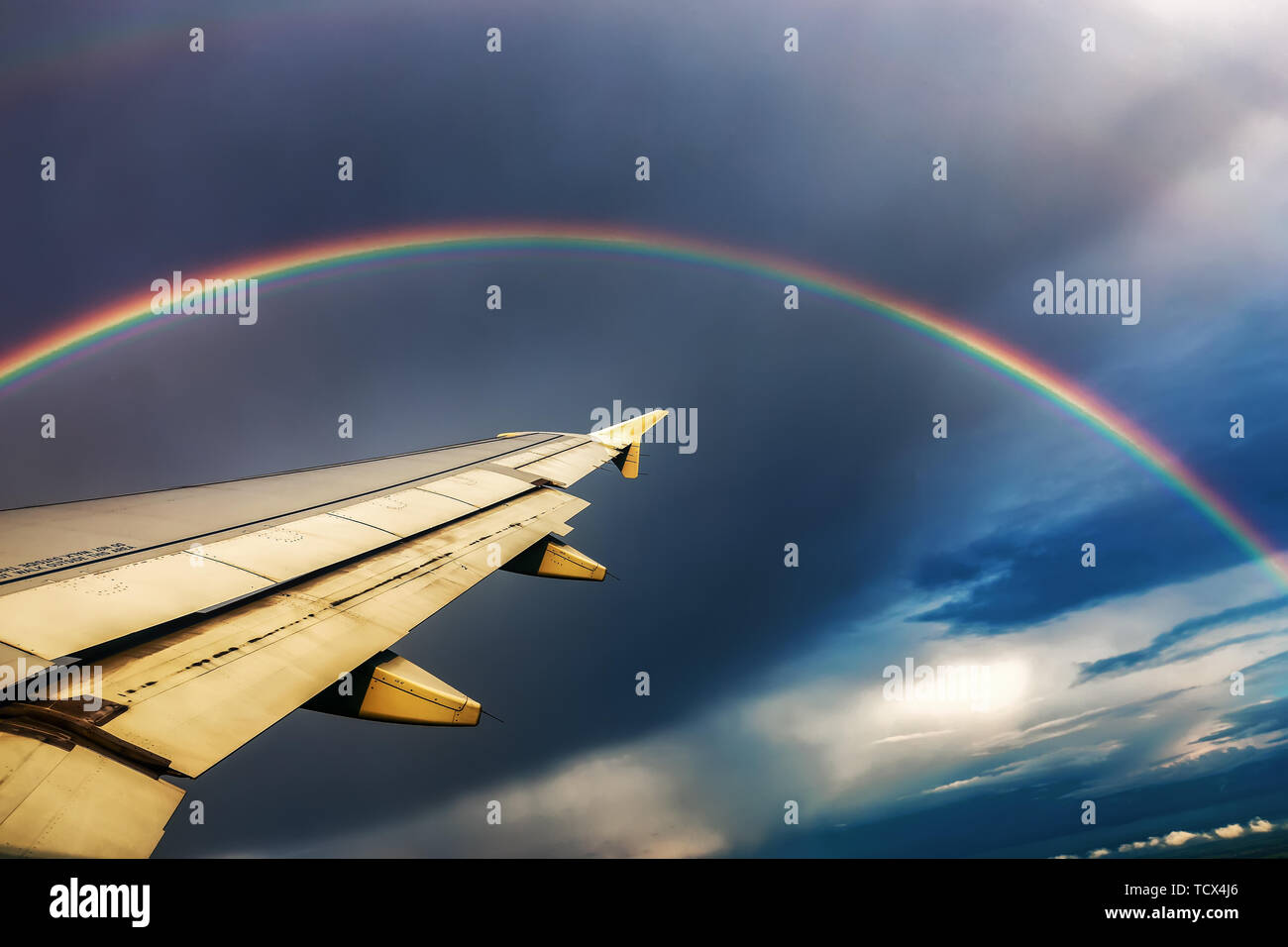 Shot rainbows in the air Stock Photo - Alamy