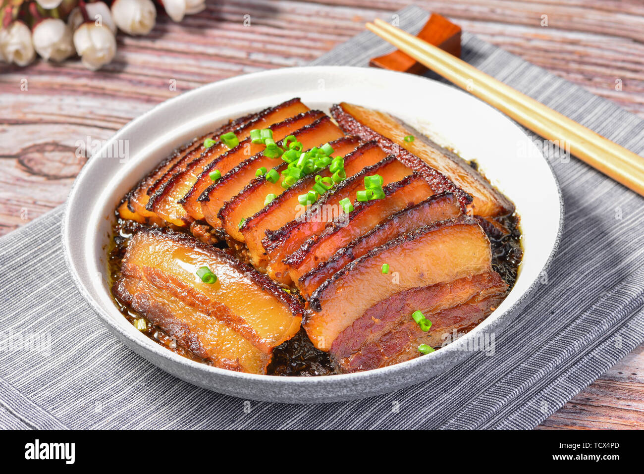 Sichuan cuisine buttoned meat HD picture Stock Photo - Alamy