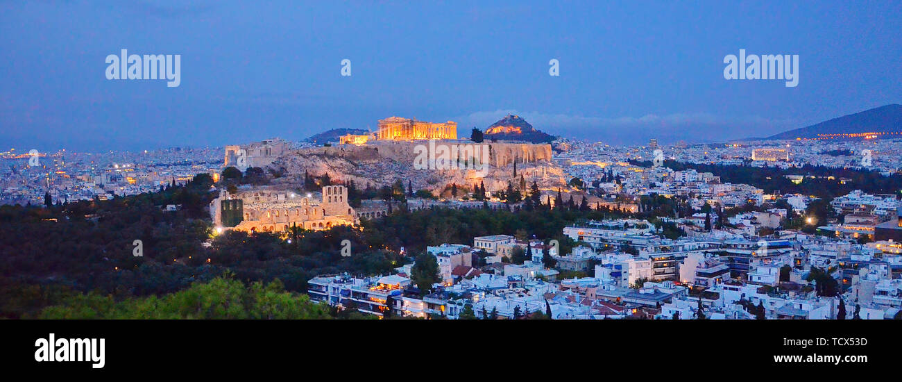 Acropolis temples sunset hi-res stock photography and images - Alamy