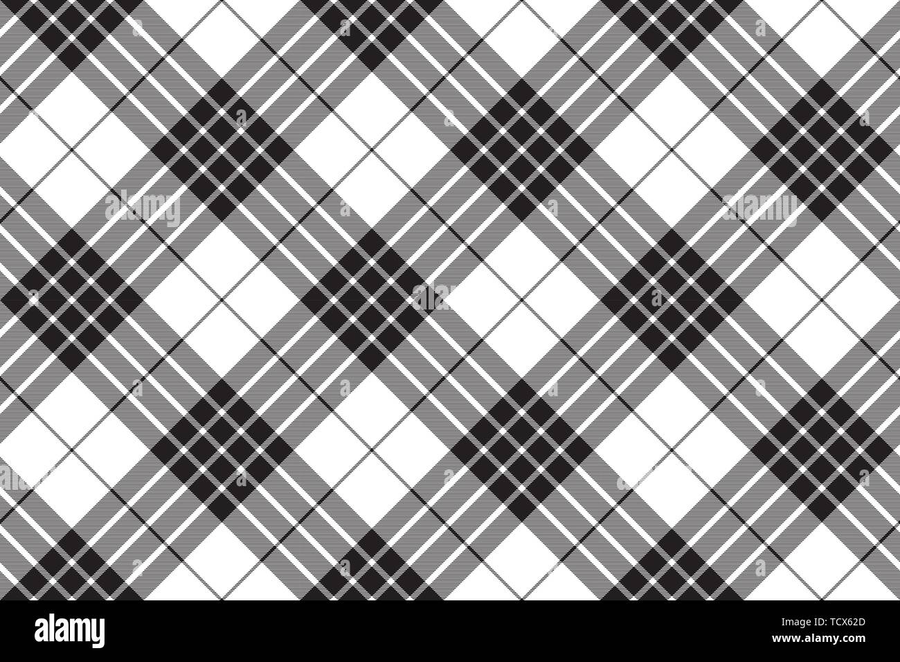 Cameron clan tartan diagonal fabric texture seamless pattern. Vector ...