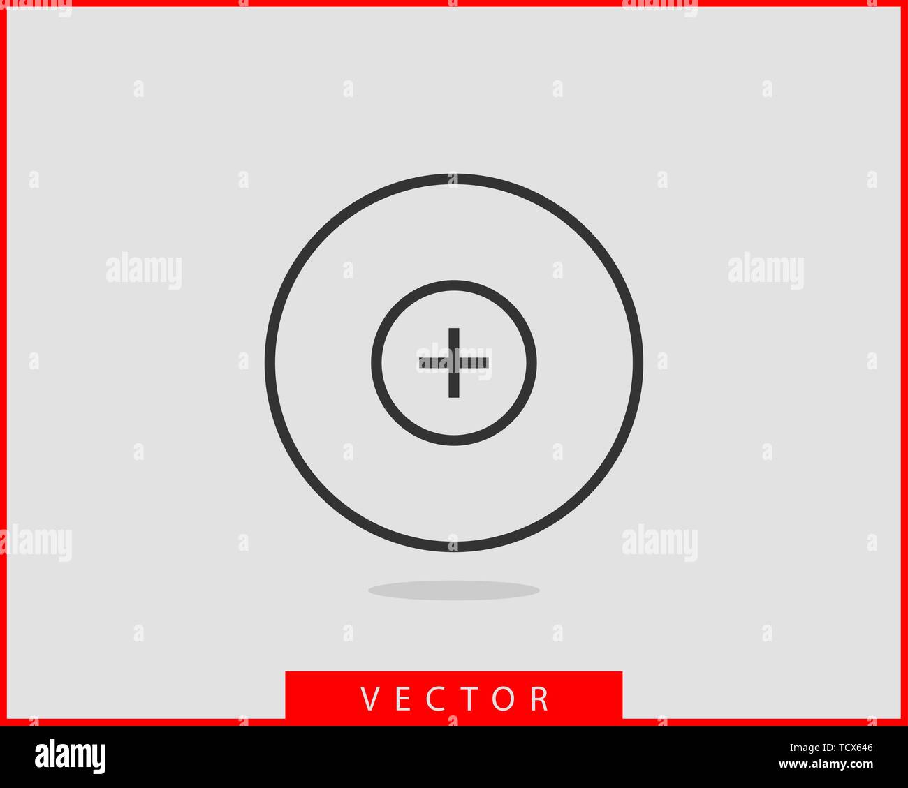 Target icon vector Stock Vector Image & Art - Alamy