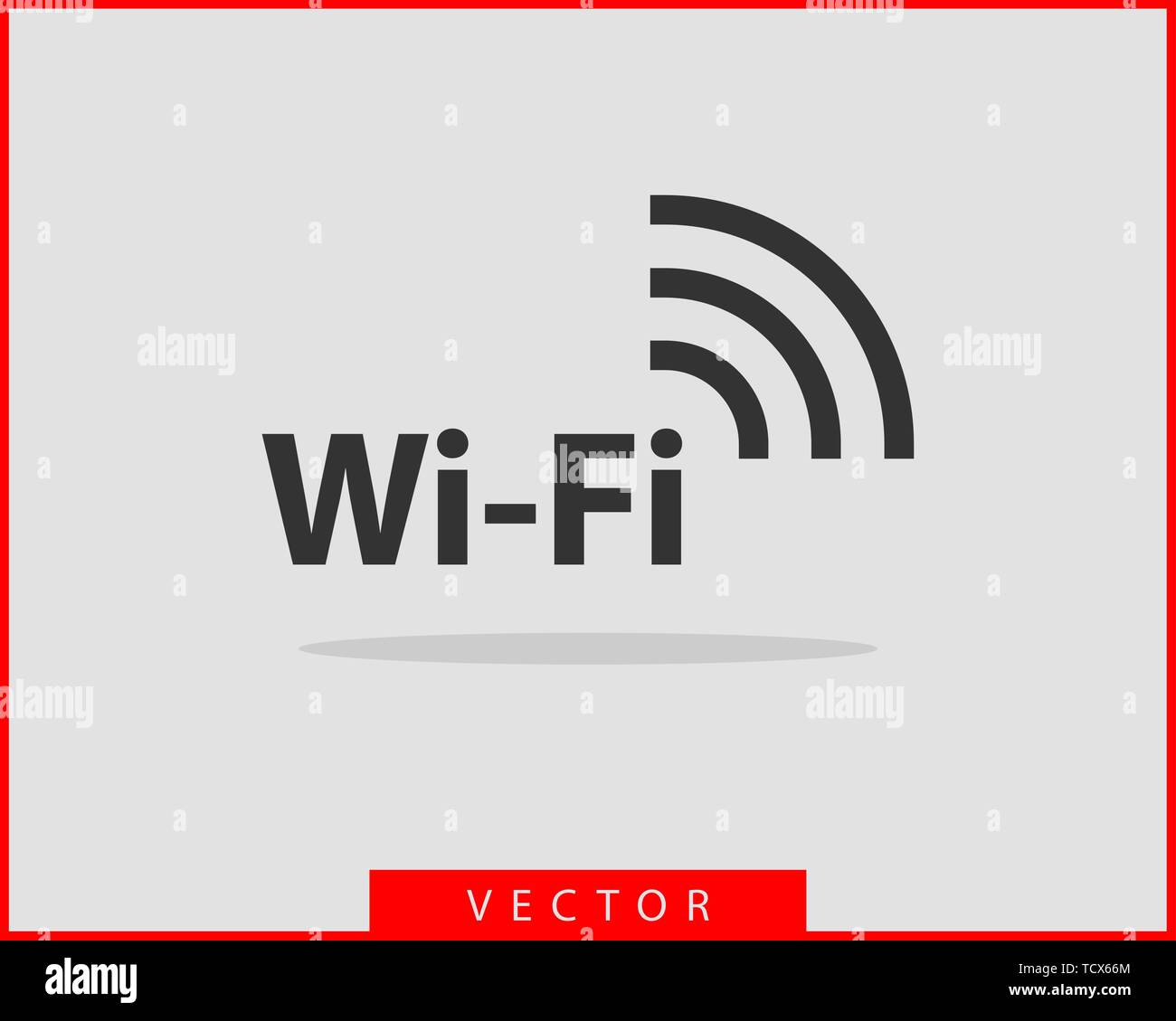 Free wi fi icon. Connection zone wifi vector symbol. Radio waves signal ...