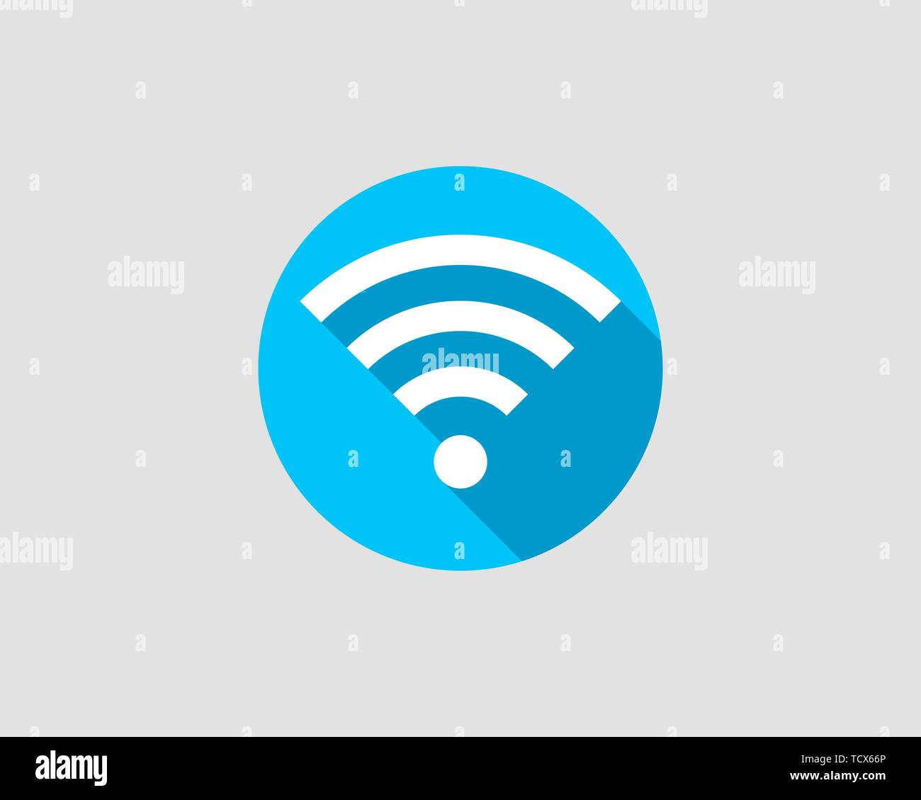 Free wi fi icon. Connection zone wifi vector symbol. Radio waves signal ...