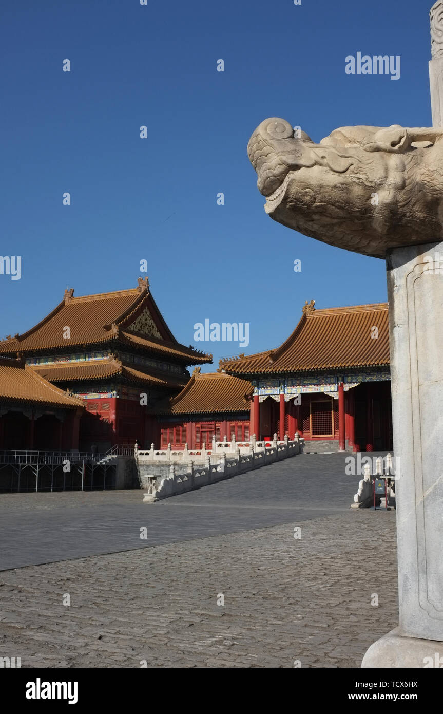Building materials of the National Palace Museum in Beijing Stock Photo ...