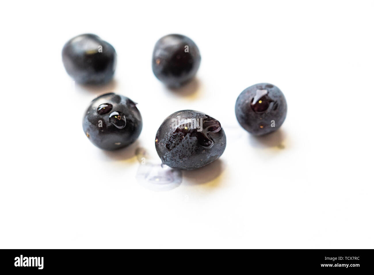 A crystal clear grape Stock Photo - Alamy