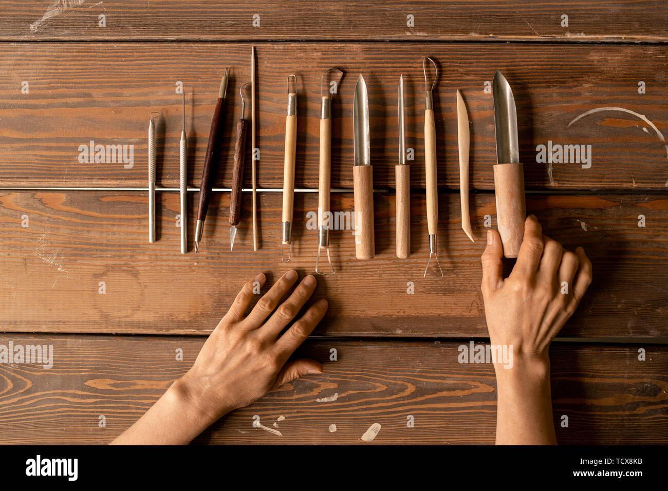 Choosing handtool hi-res stock photography and images - Alamy