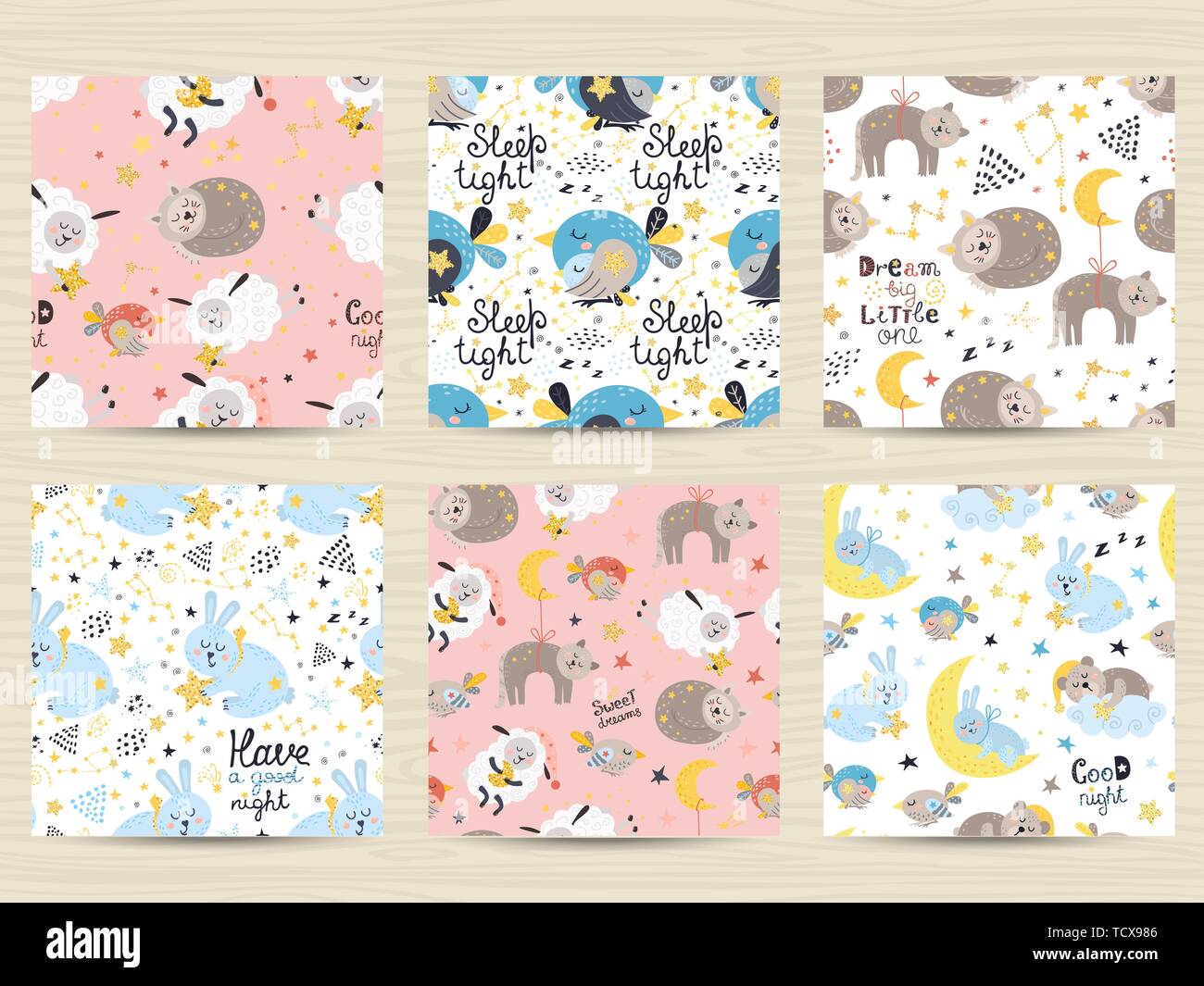 Patterns for babies Stock Vector Images - Alamy