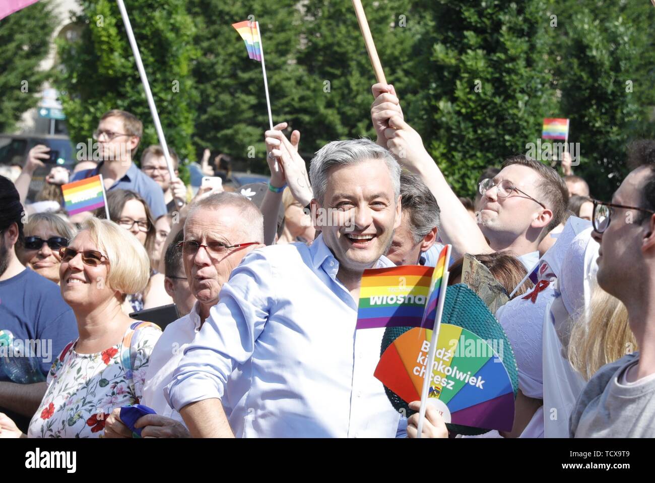 Participants of Equality Parade walks through the streets of the centre ...