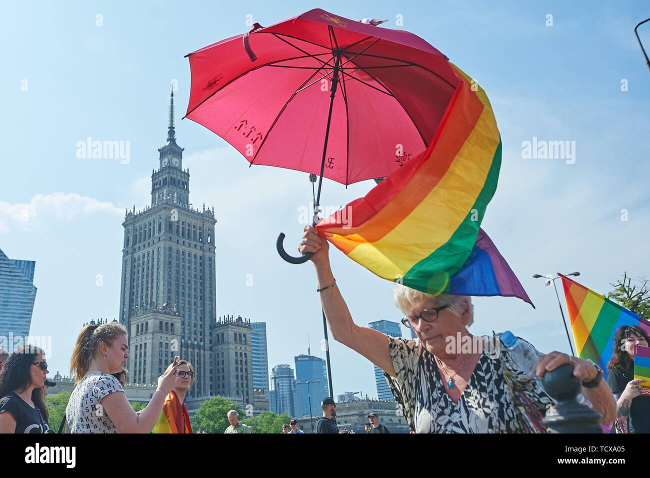 Participants of Equality Parade walks through the streets of the centre ...