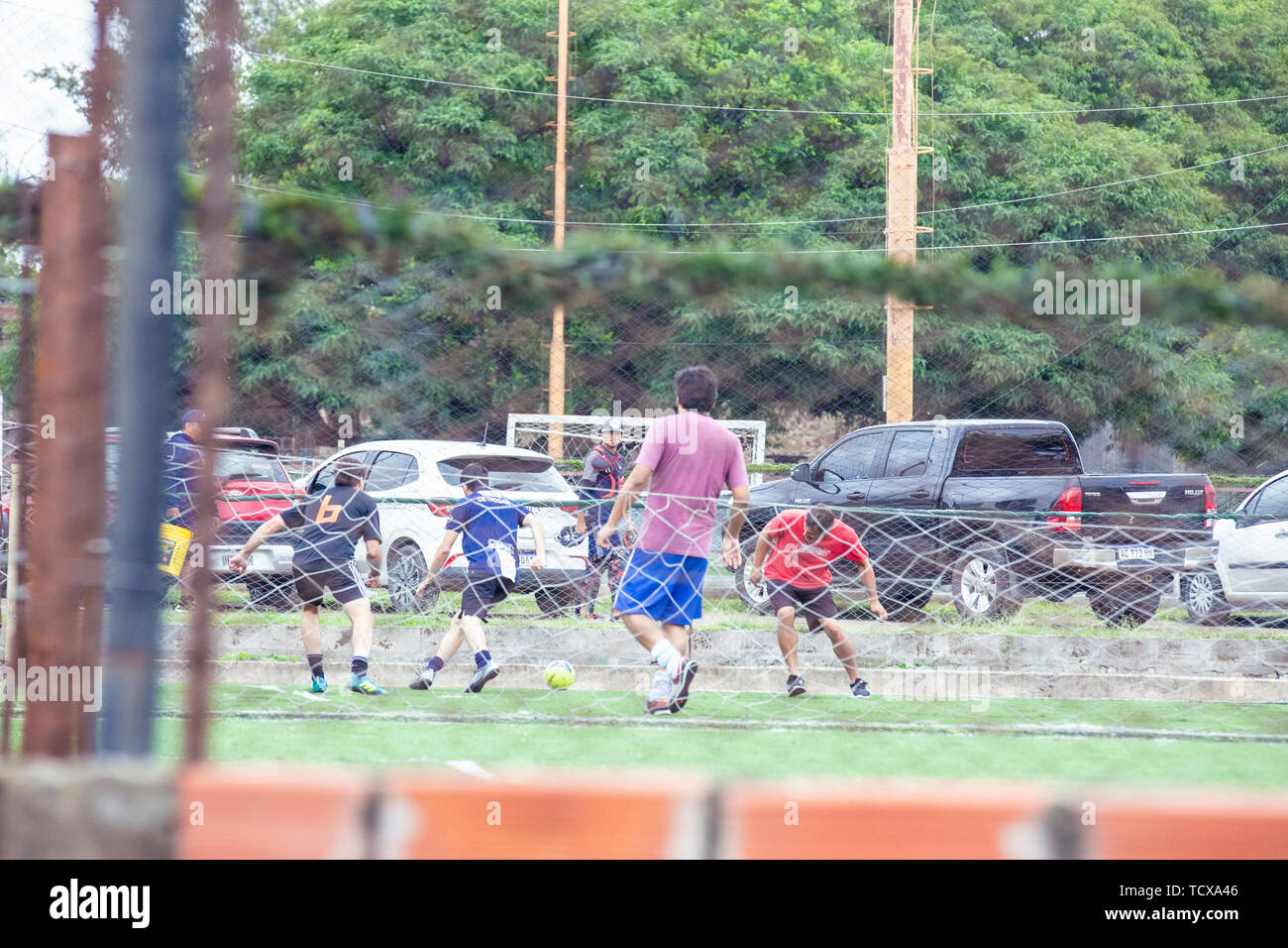 South America, Argentina, motorcade, mist, clouds, road, road, cactus ...